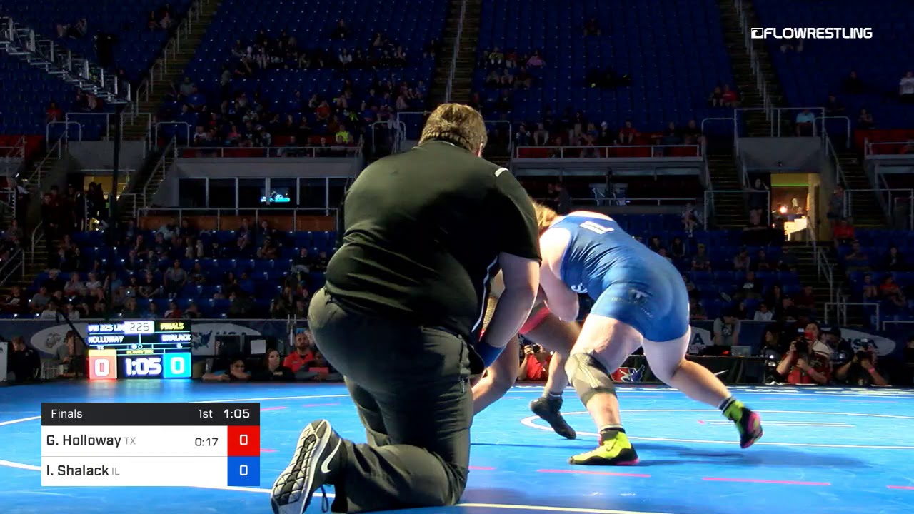 225 Lbs Final Gabrielle Holloway Texas Vs Isabeau Shalack Illinois ...