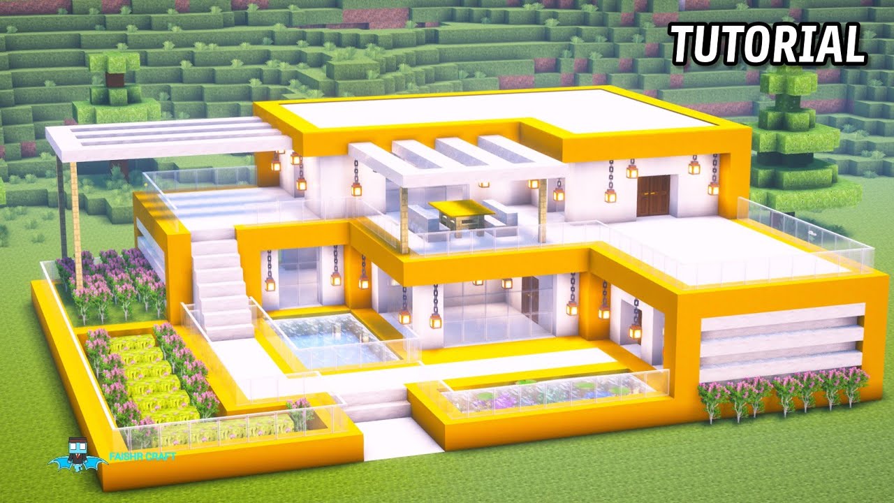 Minecraft Modern Villa Tutorial: Step-by-Step Guide to Building Your ...