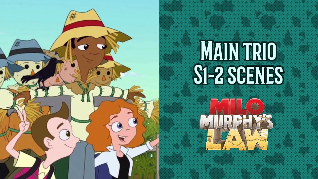 Milo Murphy's Law - Milo & Melissa & Zack scenes (s1-2) - YouTube