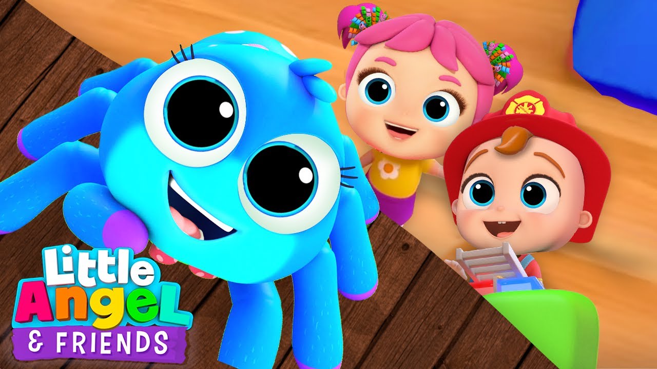 Itsy Bitsy Spider | Little Angel And Friends Fun Educational Songs ...
