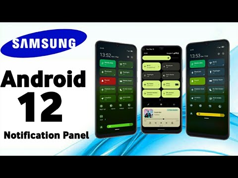 Install Samsung Android 12 Notification Panel In Any Devices | A50 A50S ...