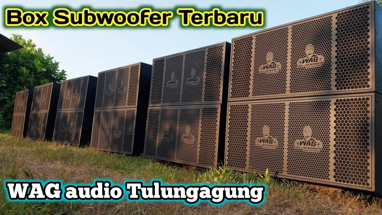 Box speaker 18 inch subwoofer || box d&b pesanan WAG audio - YouTube