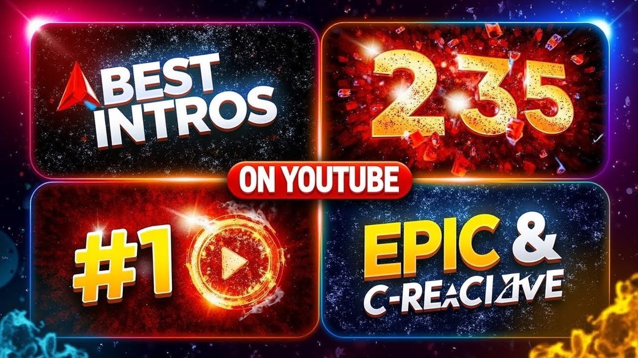 BEST INTROS ON YOUTUBE #1 – Epic & Creative Intros! 🔥 - YouTube