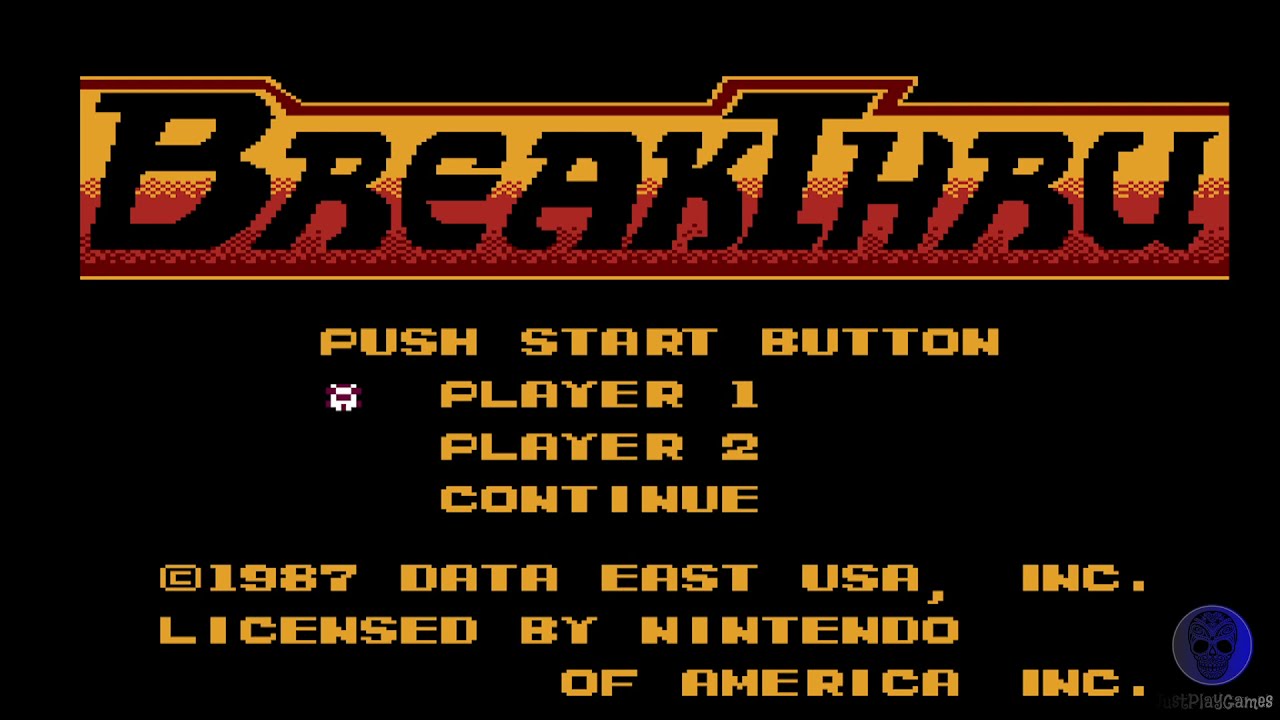 Breakthru - Nintendo NES - YouTube