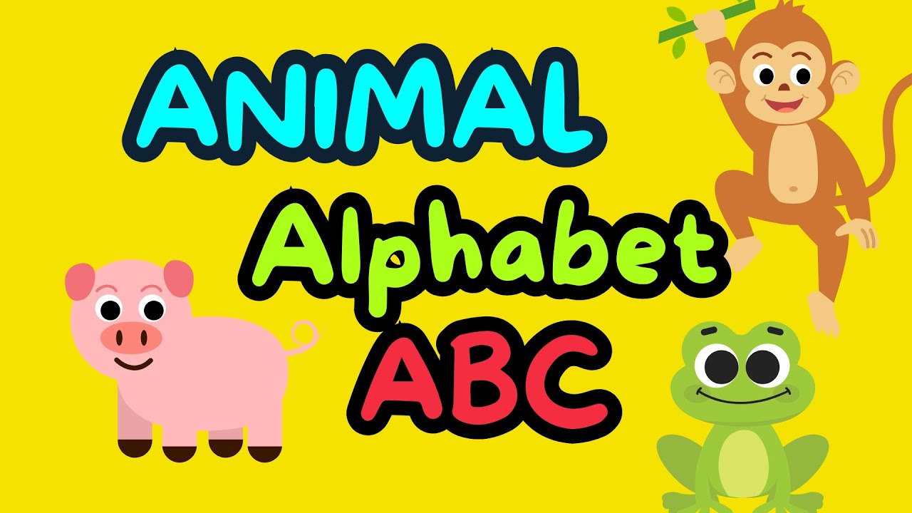 Alphabet PHONICS ABC with Animals! Fun | A to Z Animal Alphabet Phonics ...