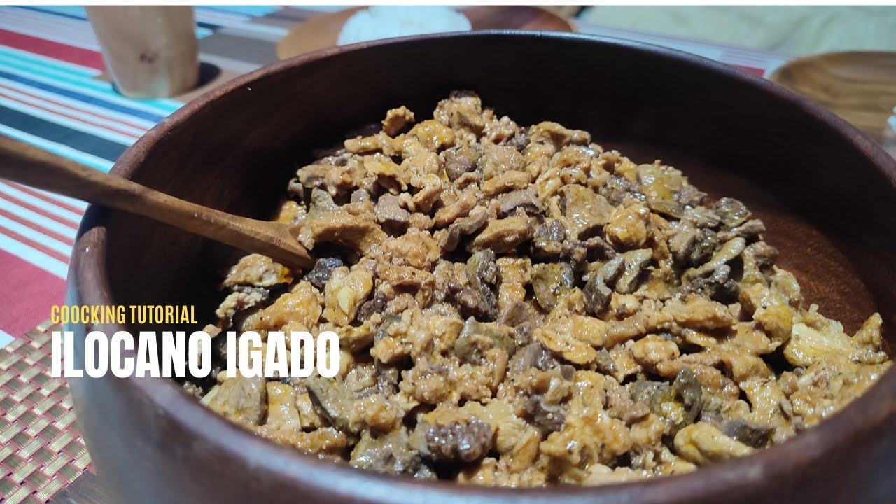Process in cooking Ilocano Igado - YouTube