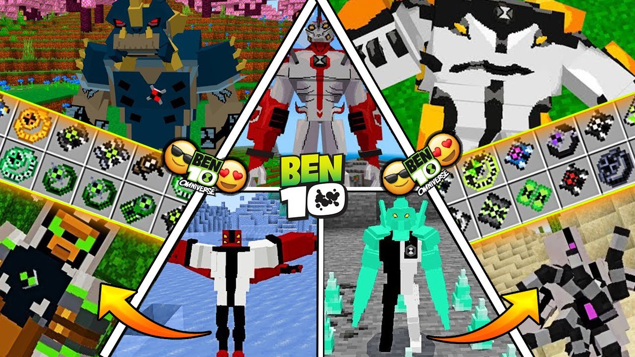 🔥INSTALL NEW BEN 10 MOD 😍 FOR MINECRAFT PE | 1.20 | V20 addon - YouTube