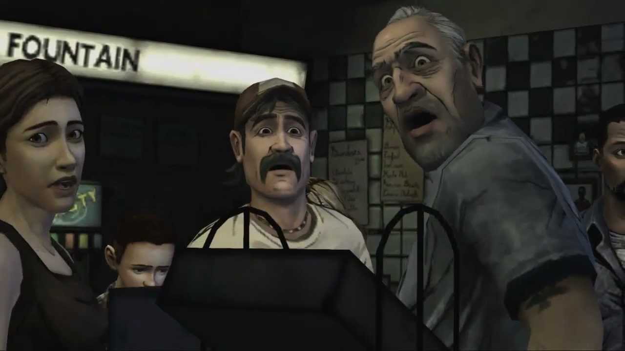 Walking Dead - Episode 1 (Part 3) - Macon Drug Store - YouTube
