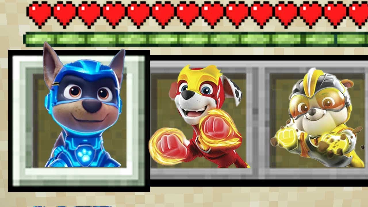 Minecraft PE : PAW PATROL POWERS in Minecraft Pocket Edition (New PAW ...