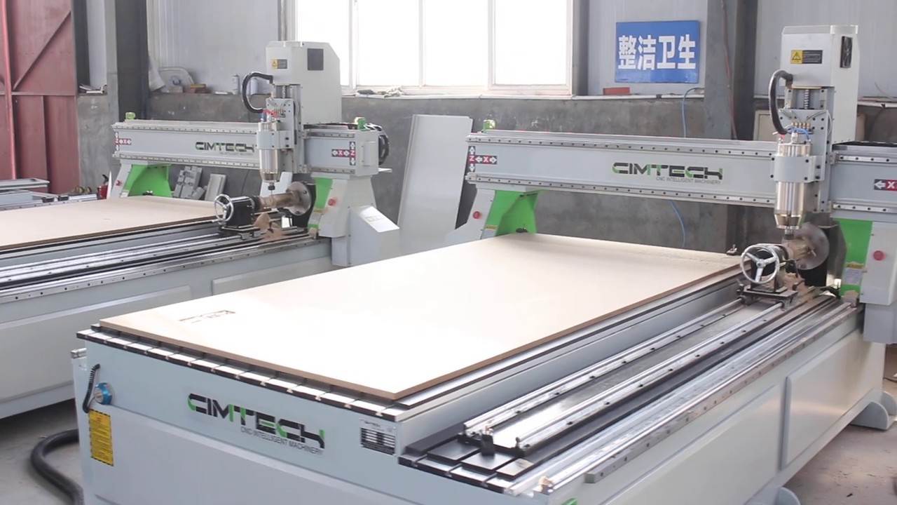 CNC router machining a 3D relief - YouTube