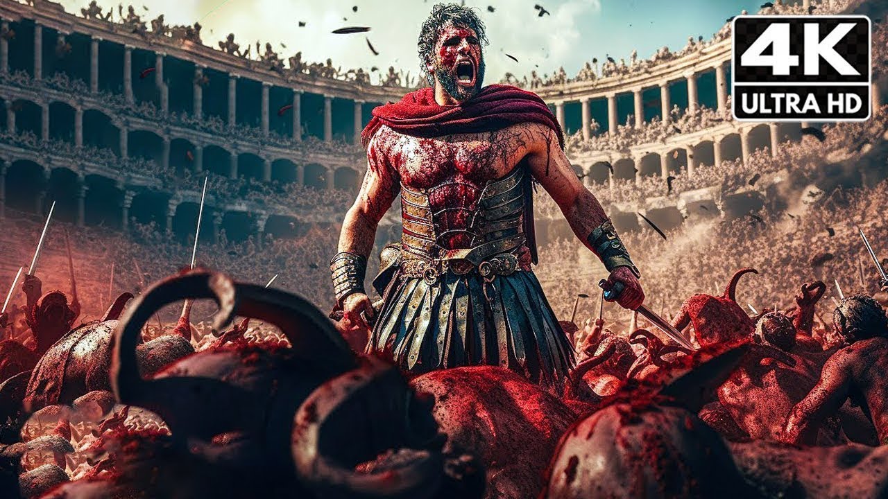 Gladiator VS Barbarians Fight Scene Full Battle For Honor Cinematic [4K ...