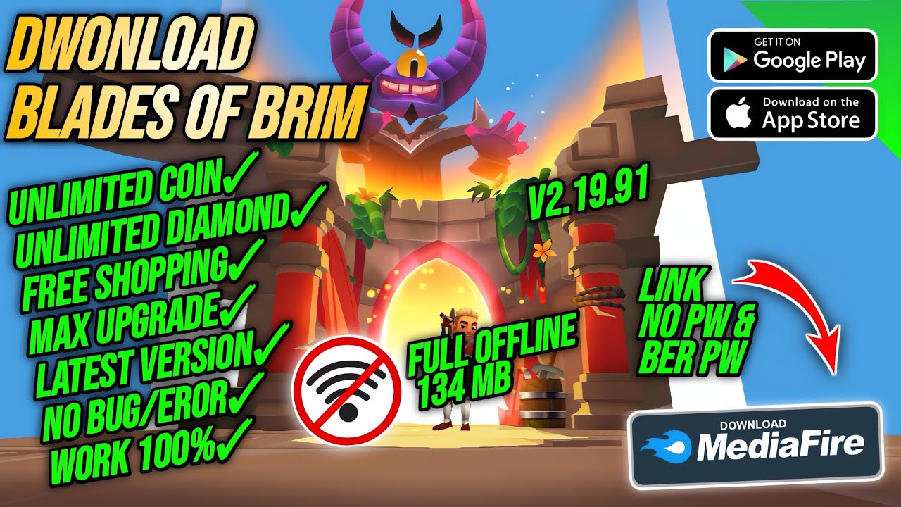 Dwonload Blades of Brim Mod Apk Terbaru 2024 v2.19.91 Unlimited Money ...