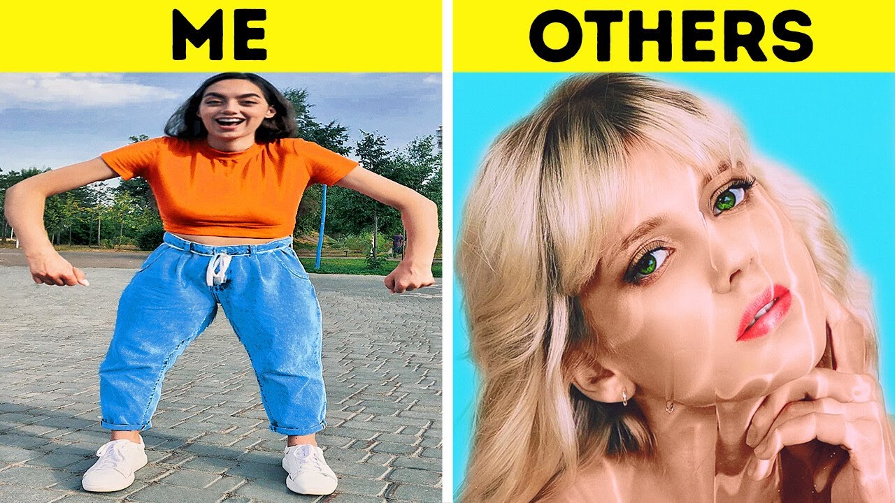 OTHER PEOPLE VS ME || Awkward Yet Funny Situations That We All Face ...