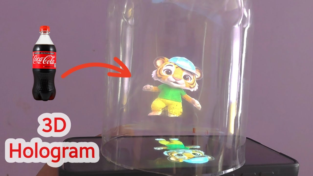 DIY Amazing 3D HOLOGRAM PROJECTOR from Plastic Bottle | Build & Sell ...