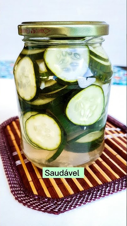 Picles Caseiro. Veja como fazer Picles fácil e rápido. #shorts - YouTube