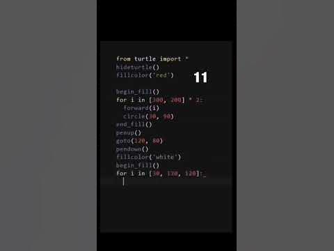 Make YouTube logo using python || python Learner ||#coding #hacker #python #pythonprogramming ...