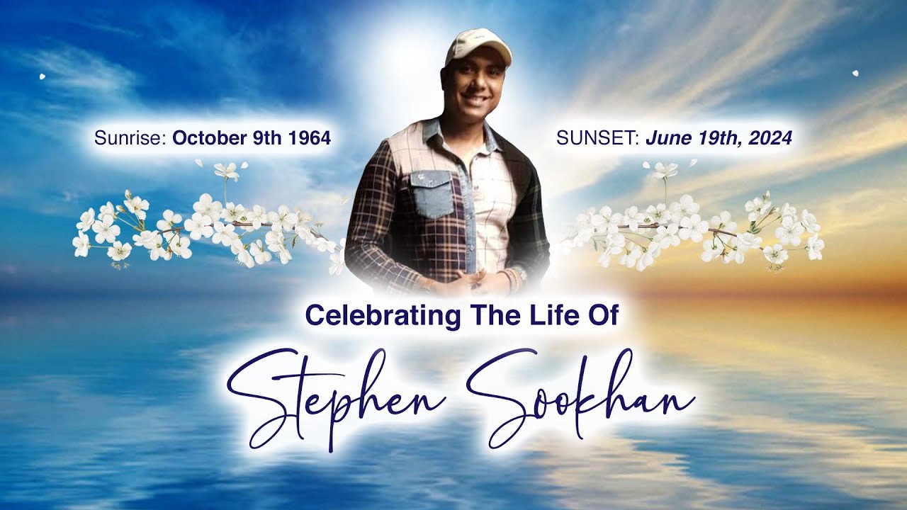 Celebrating The Life Of Stephen Sookhan - YouTube