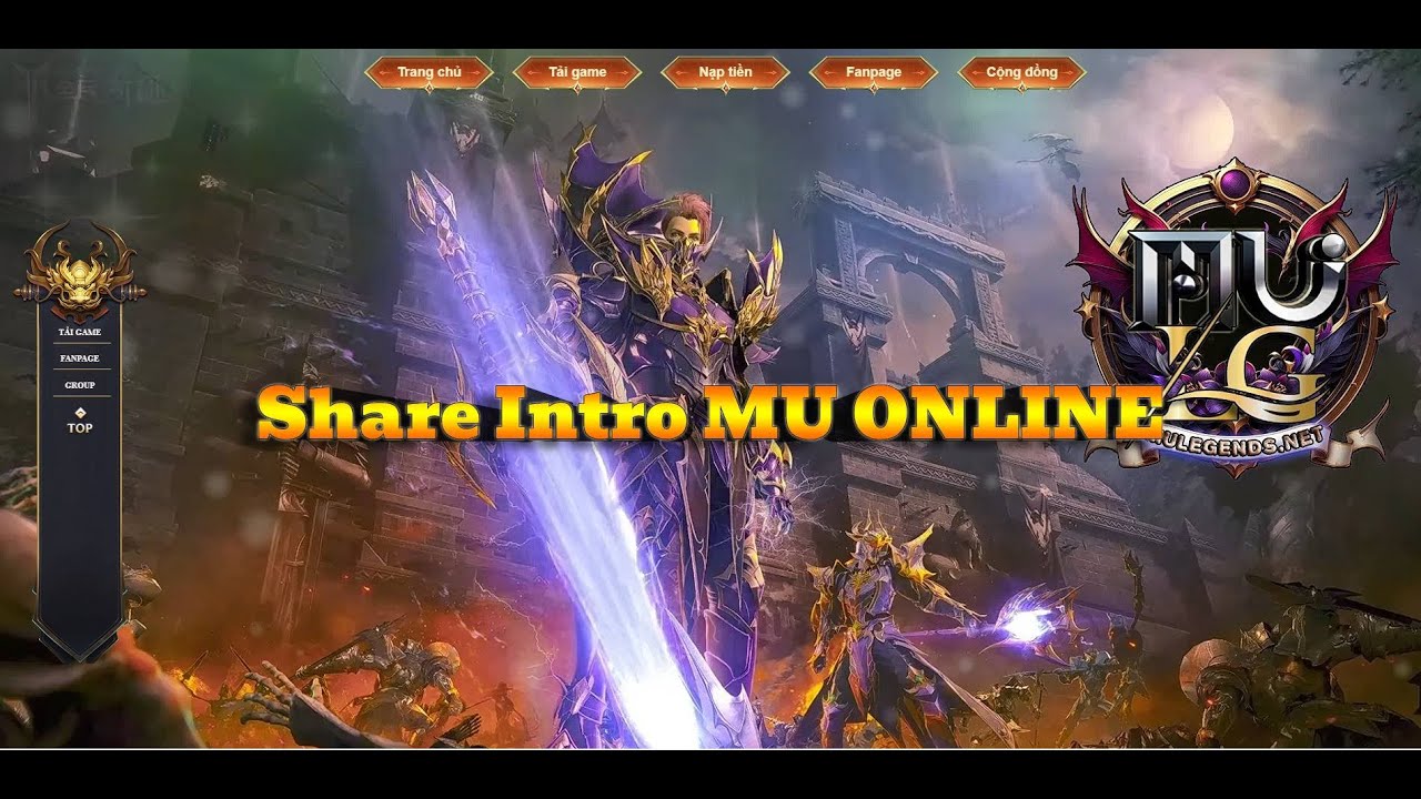 Share intro MU Online - [MU PC] Hướng dẫn cài đặt Server MU Offline từ ...