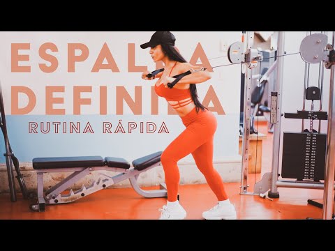 DEFINE TU ESPALDA Y AUMENTA PECHO ► Rutina rápida