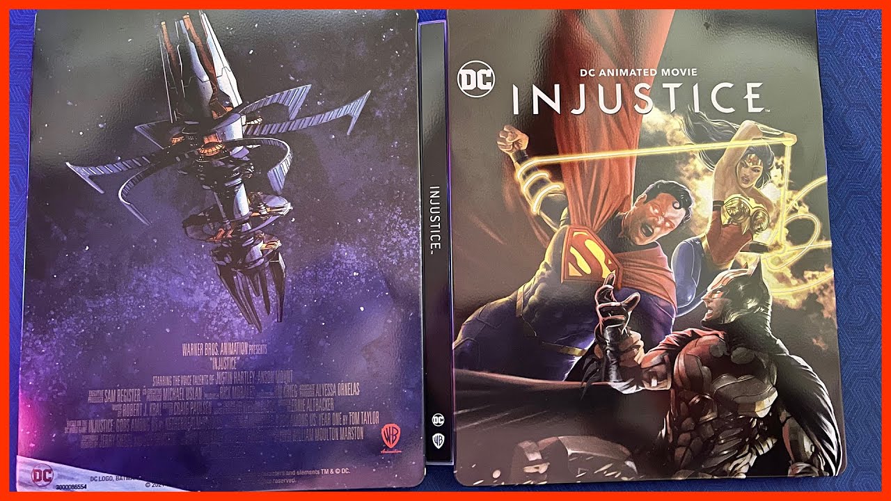 Injustice 4K Blu Ray Steelbook Unboxing (Best Buy Exclusive) - YouTube