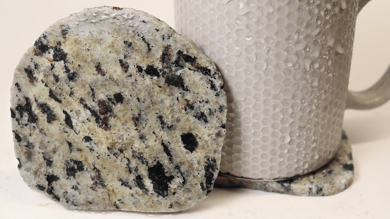 How to Make Coasters out of Solid Rock - YouTube