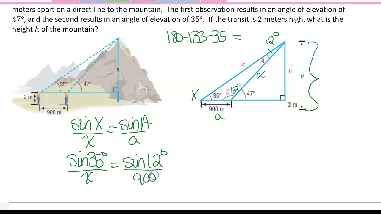 7 7bp1 Law Of Sines Word Problem YouTube 7-7bp1-law-of-sines-word-problem-youtube