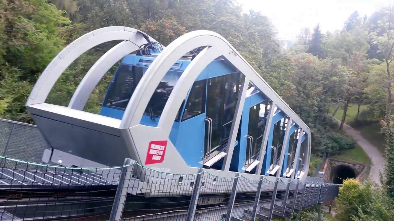 Hungerburgbahn Funicular Innsbruck Austria - YouTube