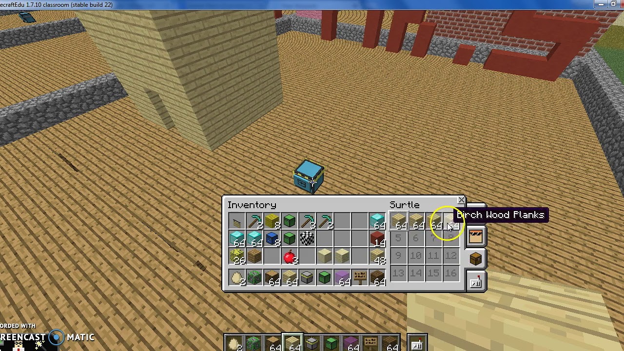 Minecraft programming pt 4: Inventory Switch - YouTube