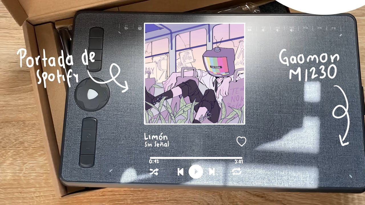 🌸 Gaomon M1230 • Portada “Sin Señal” • Aiuda tengo amsieda 🌸 - YouTube