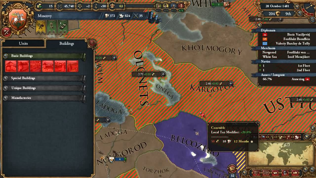 Europa Universalis IV - Muscovy - Part 10 - YouTube