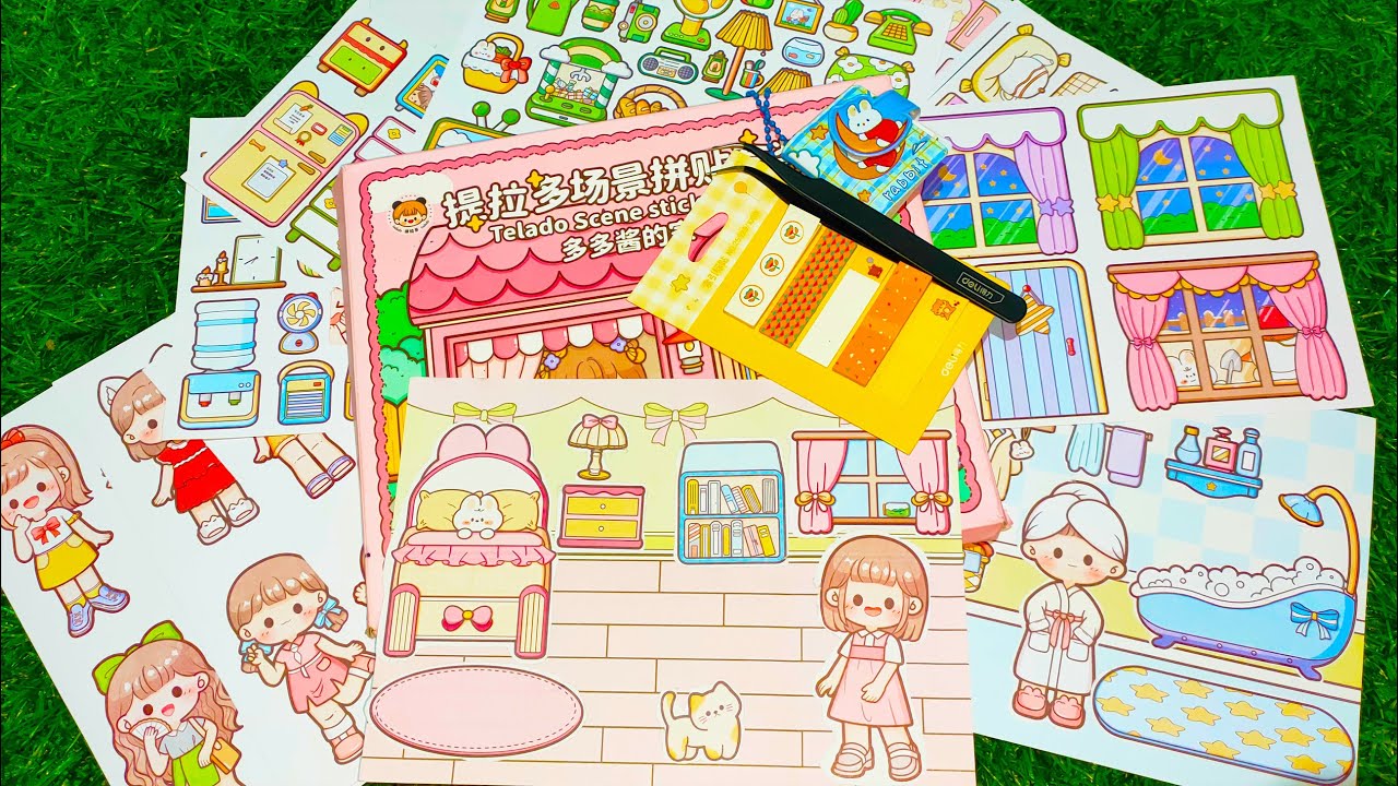 Unboxing Telado stickers room decorate part 2 | Journaling | Ide ...