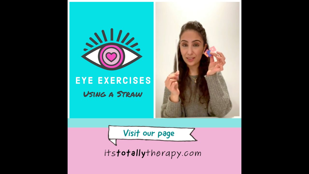 OT Eye Exercises for Kids Using a Straw 👀🥤 - YouTube