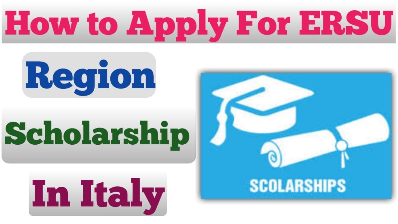How to Apply for ERSU Region Scholarship in Italy | ERSU Palermo | Step ...