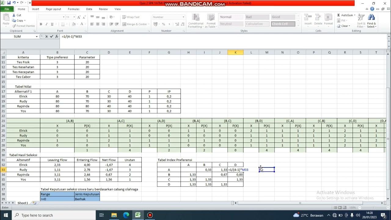 PREFERENCE RANKING ORGANIZATION METHOD FOR ENRICHMENT EVALUATION ...