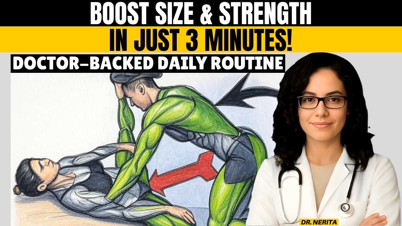 Urologist Explains: 3 Minute Daily Exercise To Boost Penis Size & Hardness! - YouTube