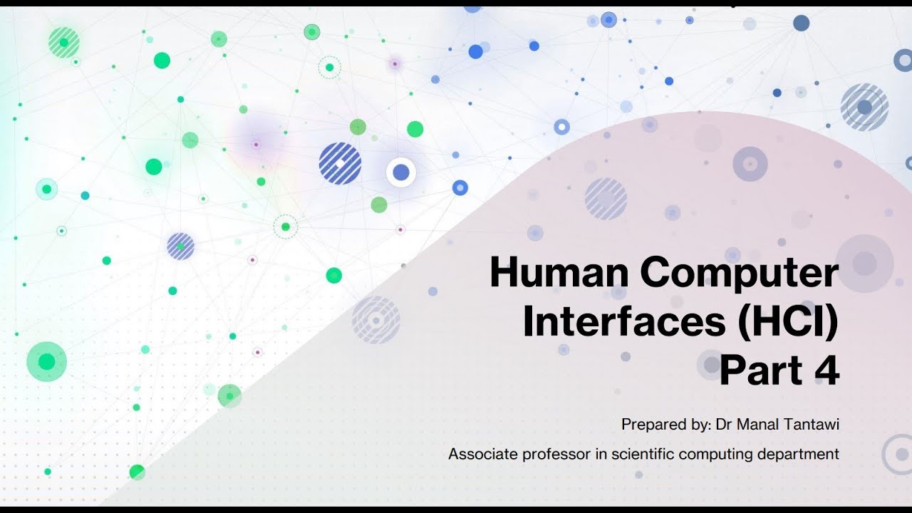 Human-Computer Interfaces Lecture 8 - YouTube