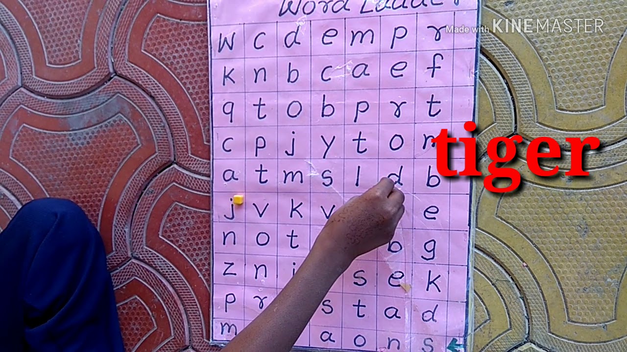 Word Ladder Game/Board game / Learn with fun / - YouTube