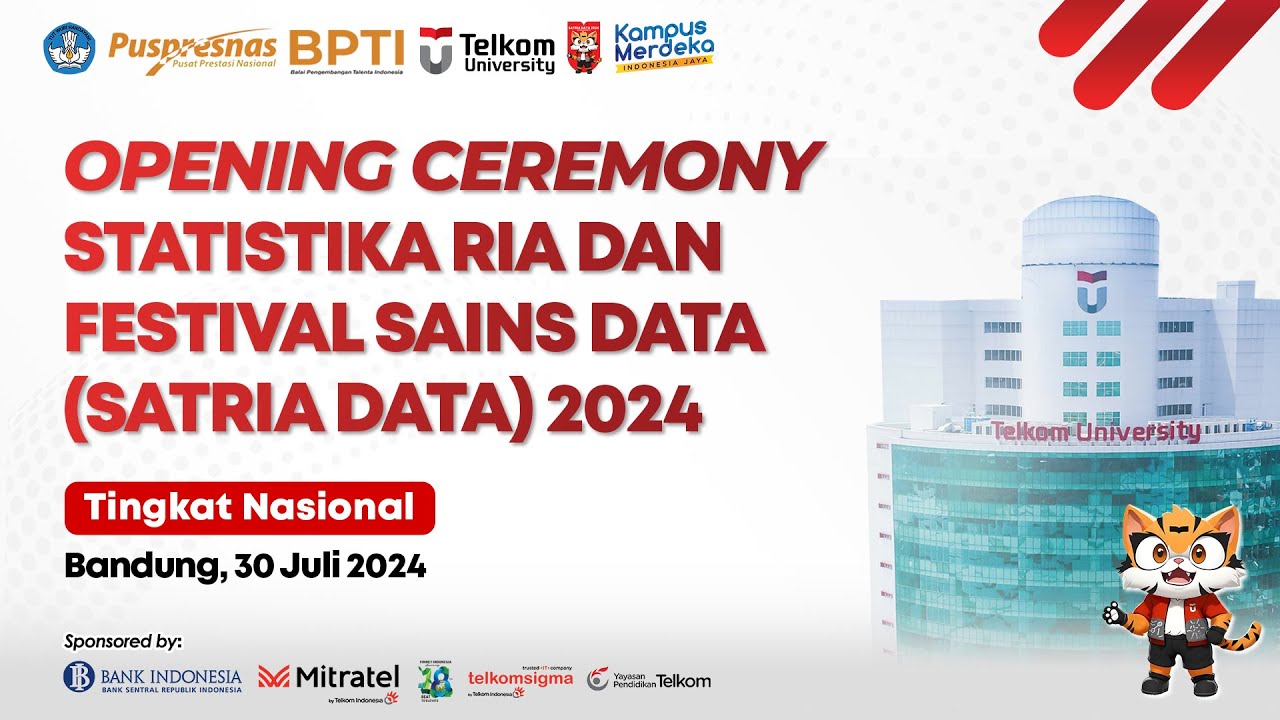 OPENING CEREMONY STATISTIKA RIA DAN FESTIVAL SAINS DATA (SATRIA DATA ...