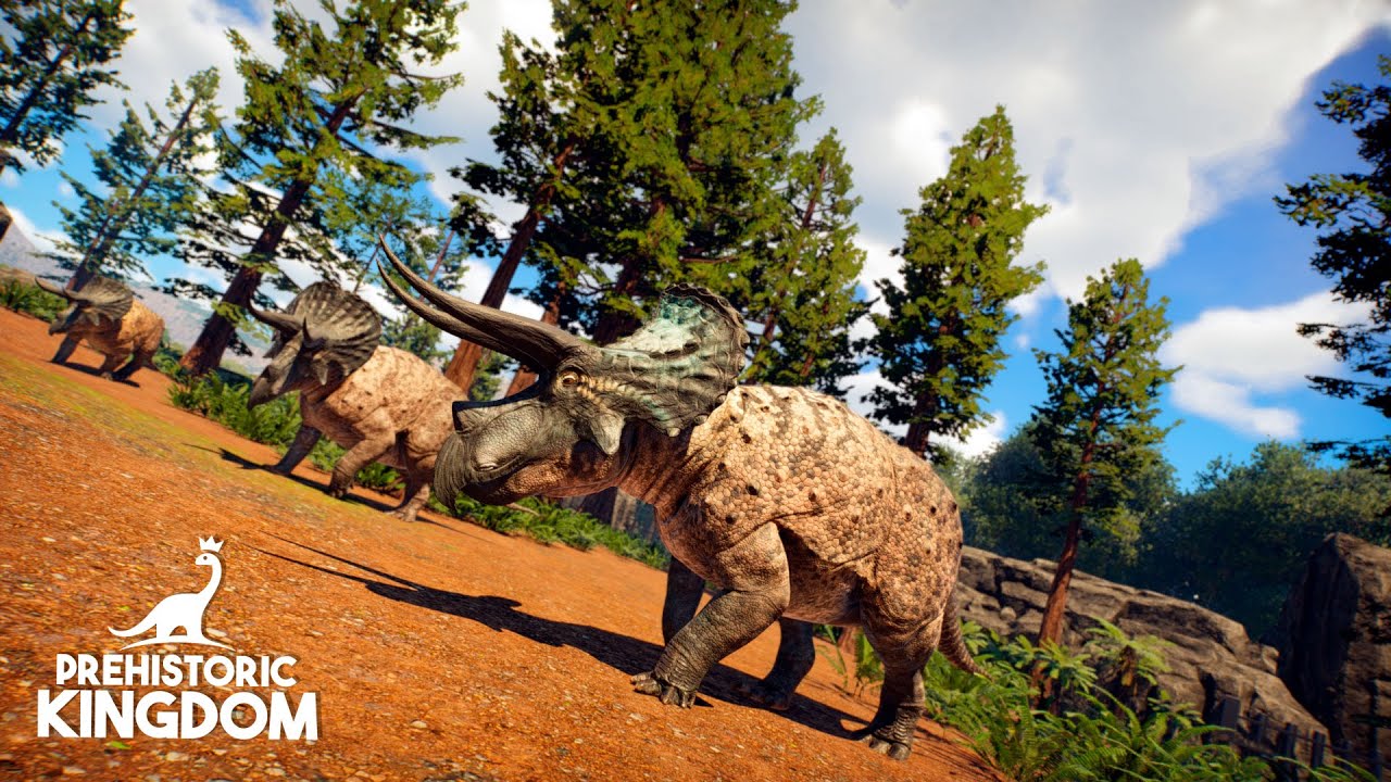 El Triceratops y su habitat P1 | Prehistoric Kingdom 🦕 - YouTube