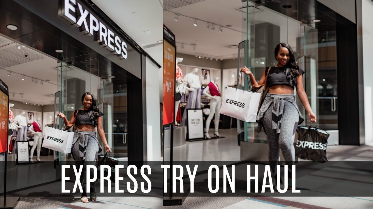 EXPRESS SHOPPING HAUL!!! - YouTube