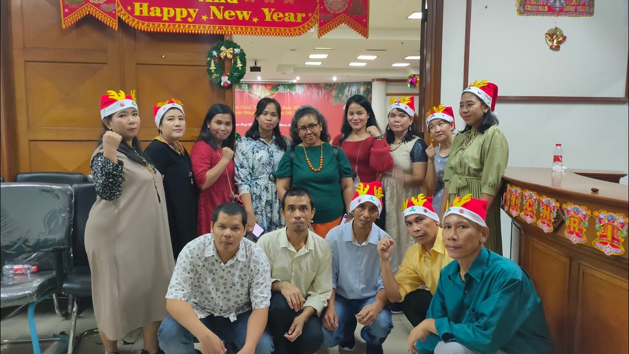 Perayaan Natal 2023 Dan Tahun Baru 2024 WBS PSBL HS 3 Di Dinas Sosial ...