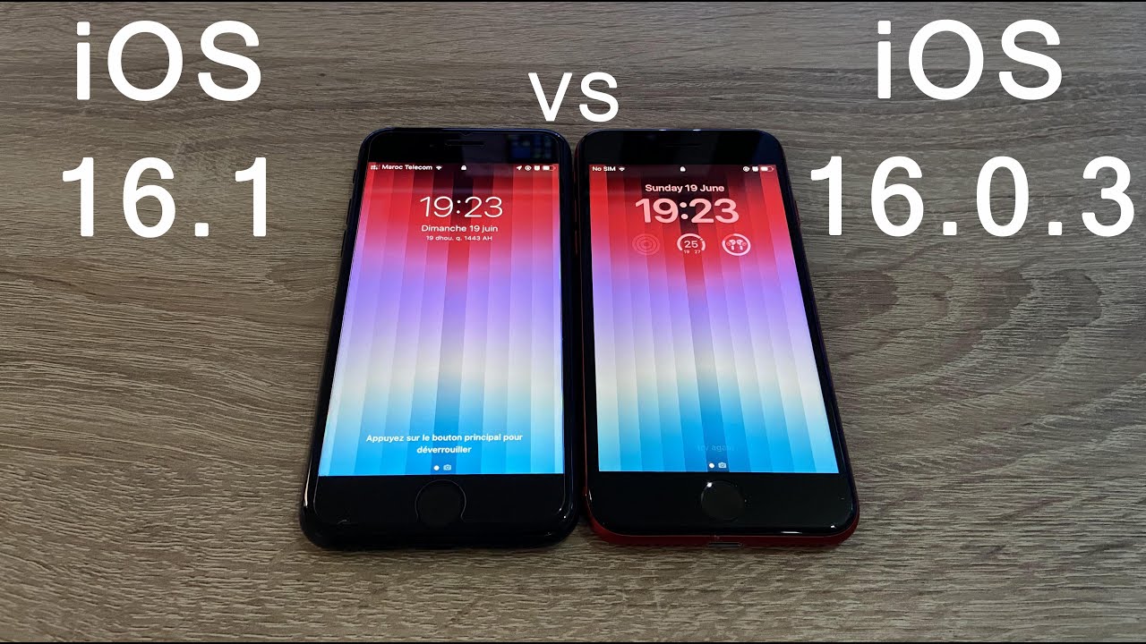 iPhone 8 | iOS 16.1 VS iOS 16.0.3 | BENCHMARK - YouTube