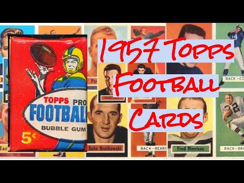 1957 Topps Football Cards – 10 Most Valuable - YouTube