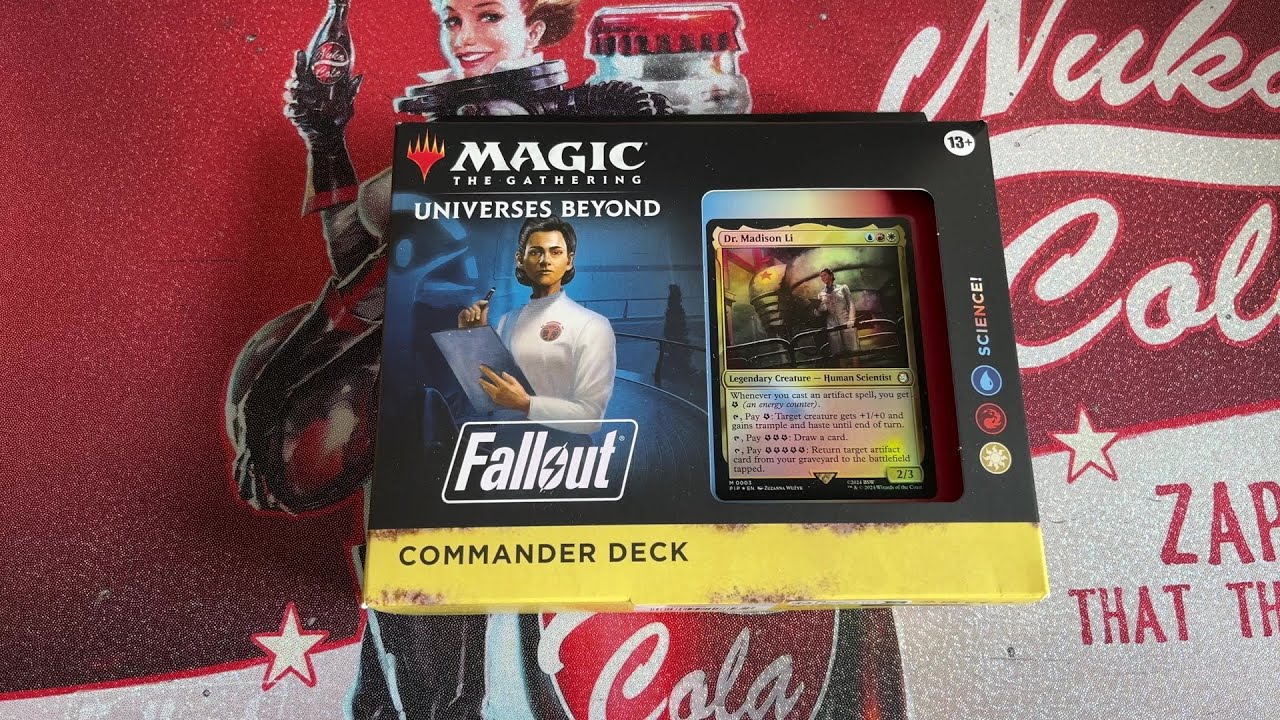 MTG Fallout Science Commander Deck Opening - YouTube
