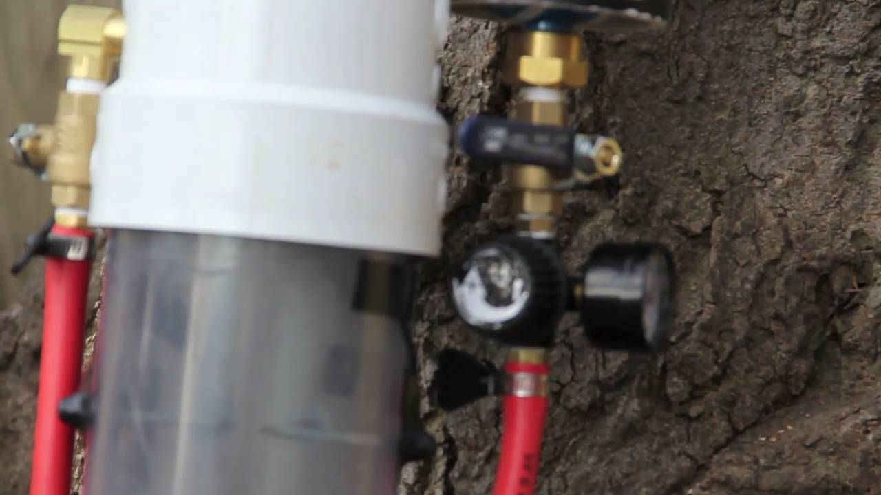 Propane spud gun - YouTube