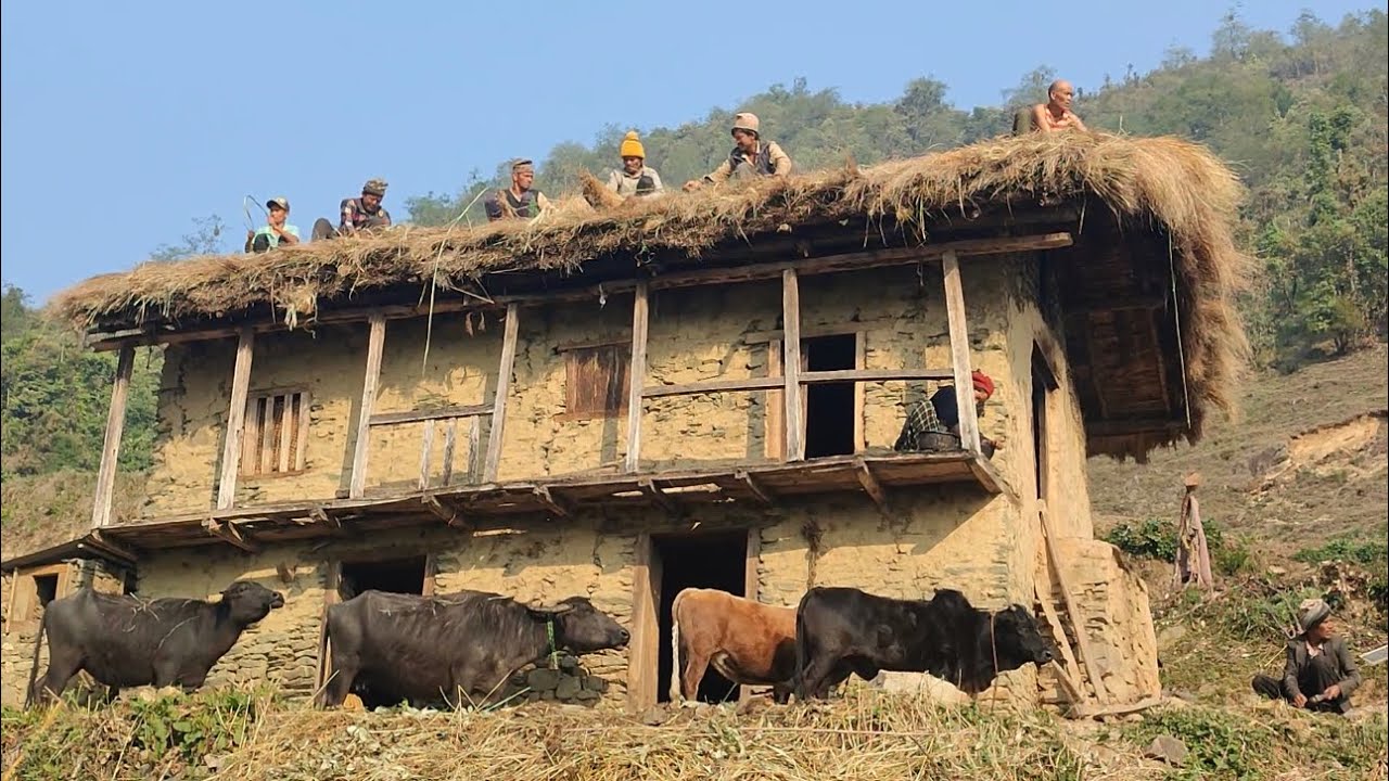 Rural villages have a poor lifestyle but a happy life with their own ...