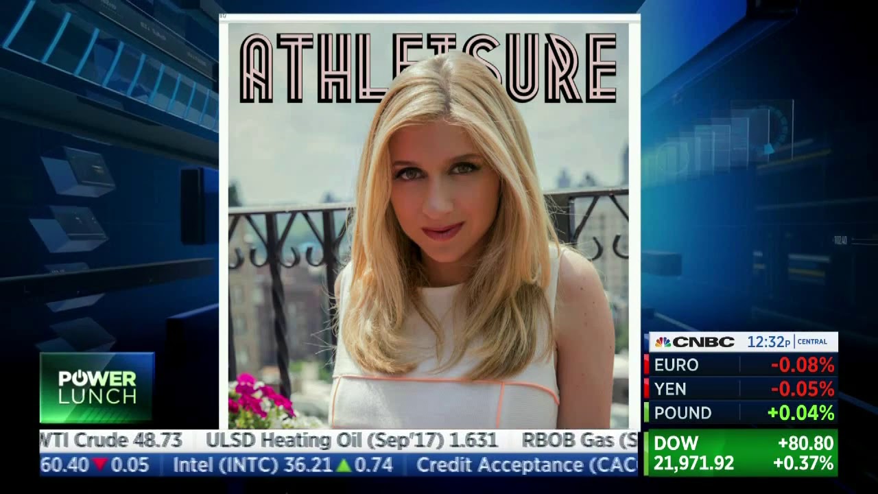 Athleisure Mag - CNBC Power Lunch with July Cover, Sara Eisen, 8/1/17 ...