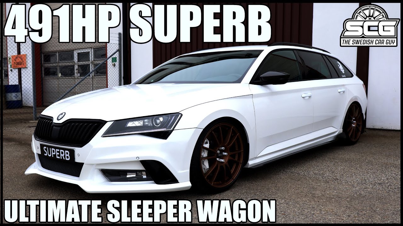 SKODA SUPERB TUNING: INSANE 491BHP 2.0T AWD SKODA SUPERB *SLEEPER ...
