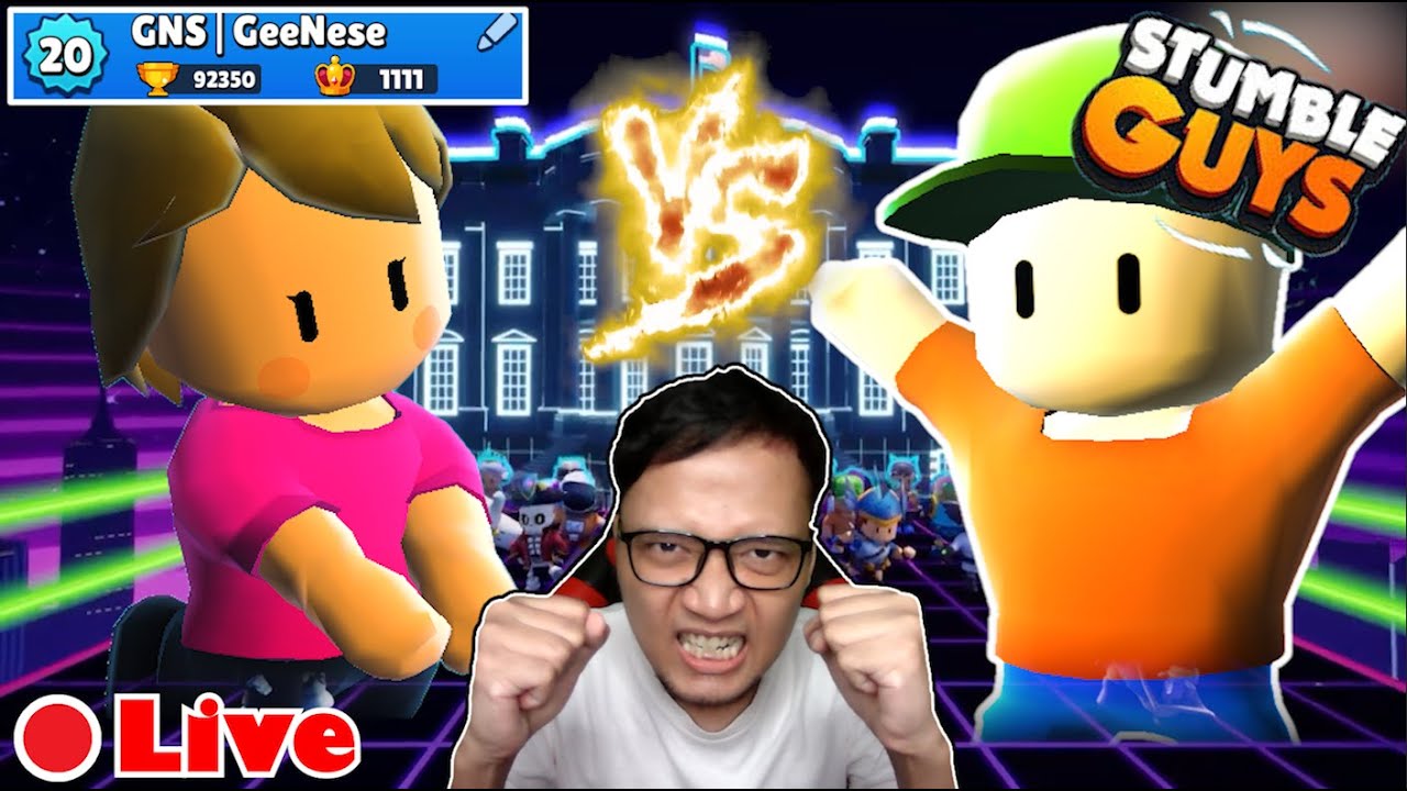 War Skin Team Mr.Stumble Versus Team Mrs.Stumble !! Live Stumble Guys ...