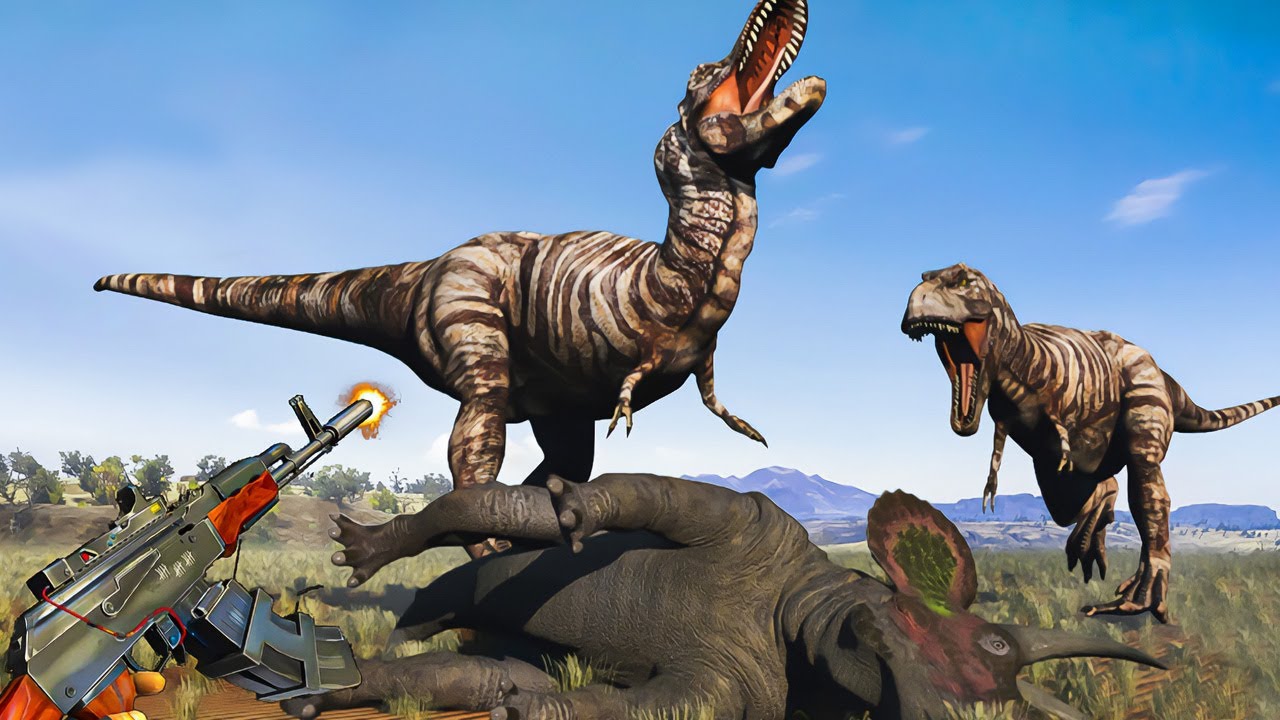 Dino Hunter Sniper Shooting Android Gameplay | Dinosaur Hunt - YouTube